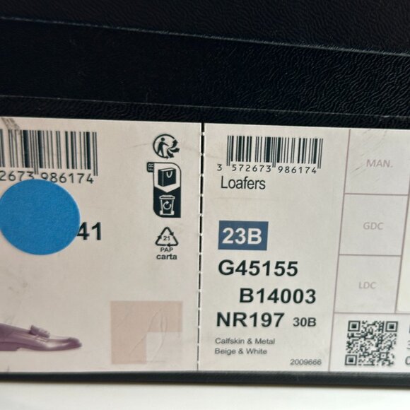 CHANEL | Shoes | Chanel 23b Two Tone Calfskin Leather Cc Logo Loafers ...